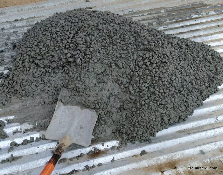 Nominal Mix Proportions of Concrete - T Square Civil Engineering